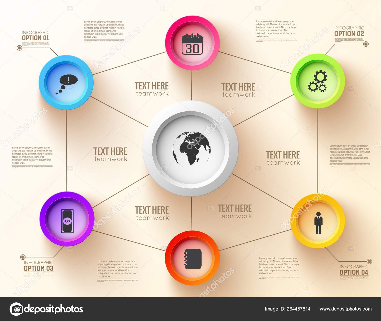 Infographic Diagram Concept Stock Vector Image by ©Mogil #264457814