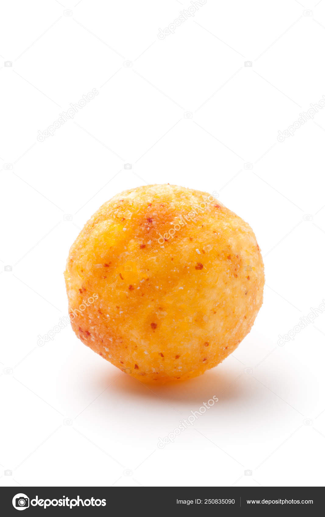 Cheese Ball Isolated White Background — Stock Photo © koosen #250835090