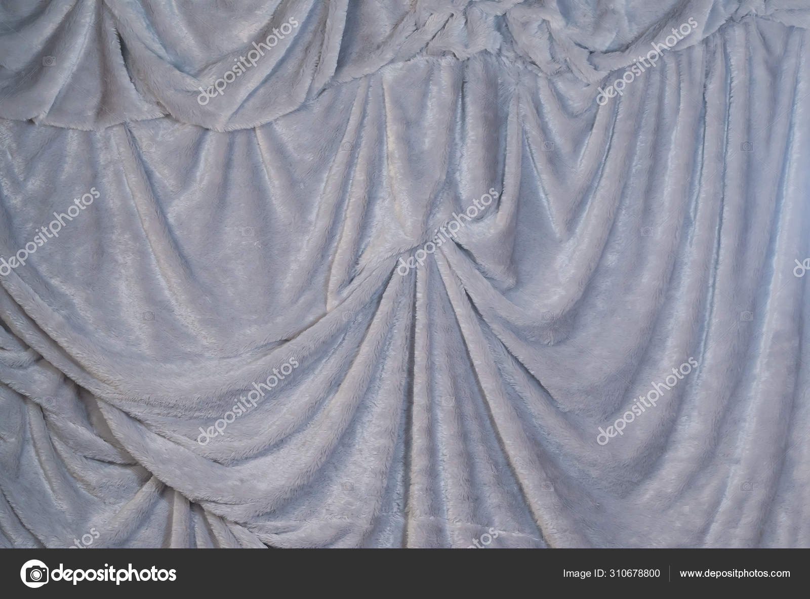 Backdrop Crumpled Soft Fabric Texture Cloth Grey Color Background Stock ...