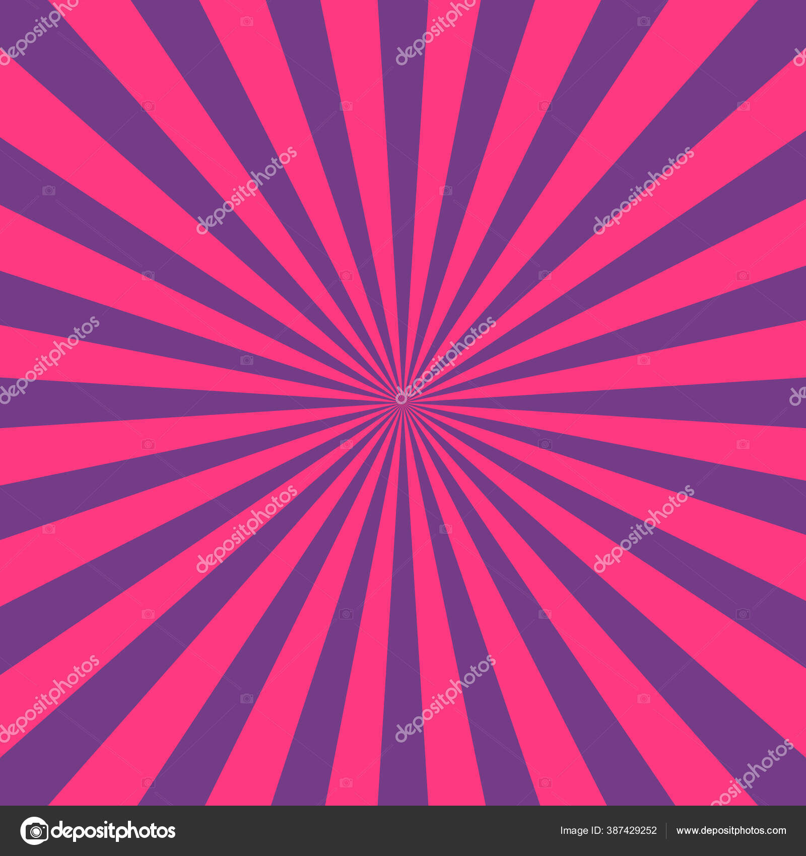 Radial Background Poster Design Template Vector Illustration Stock ...