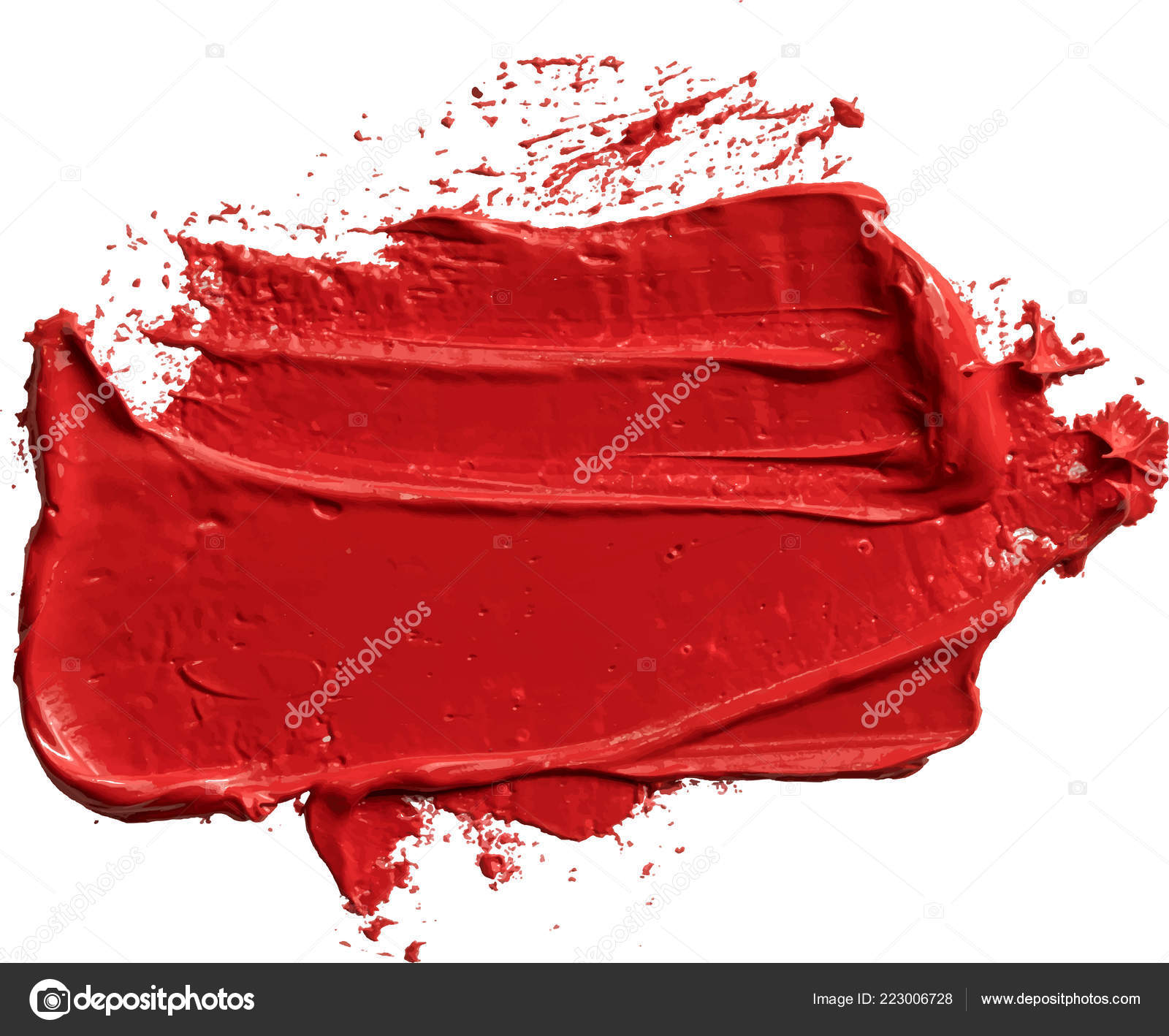 Lipstick Stroke Vector
