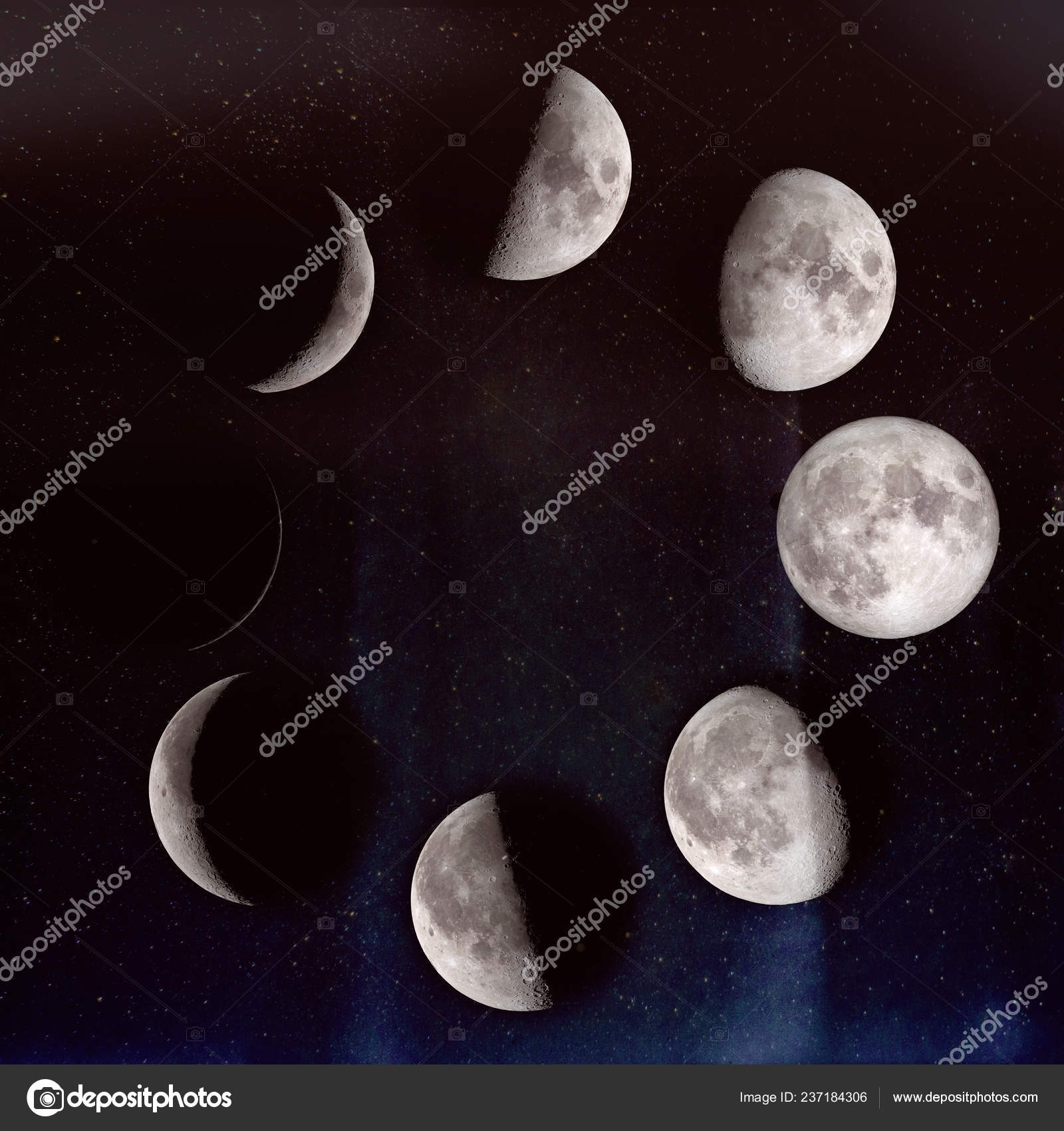 Waxing Crescent Moon Photography