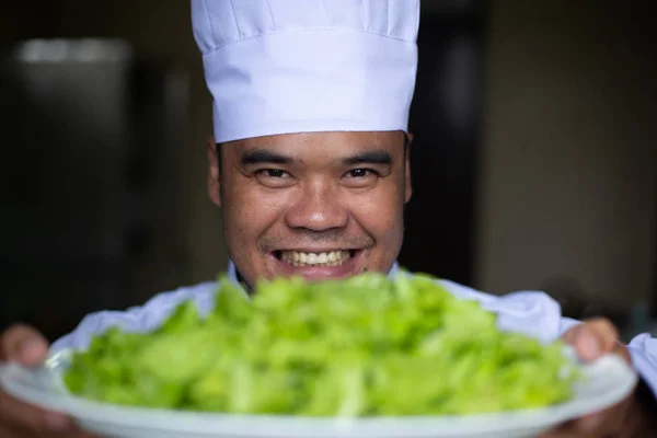 Happy southeast asian chef - Stock Image - Everypixel