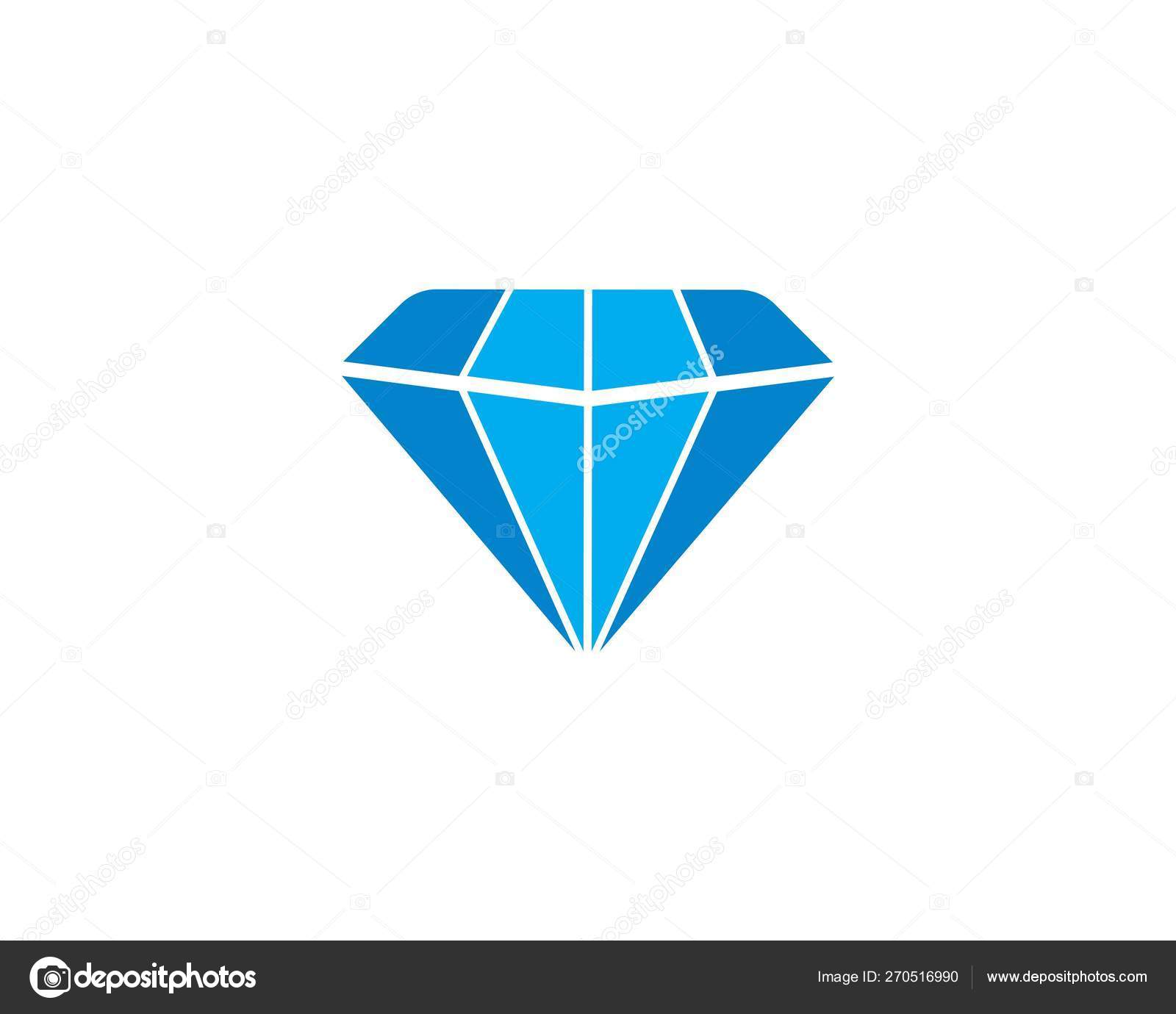 Logo del diamante vector icono Vector de stock por ©sangidan 270516990