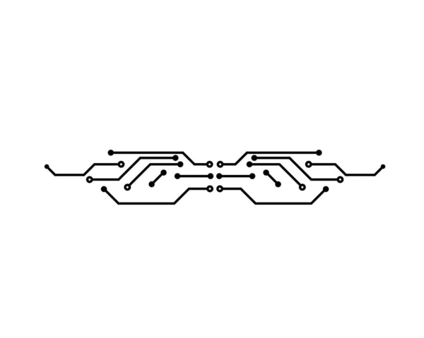 Circuit board line concept design illustration Stock Vector Image by ...