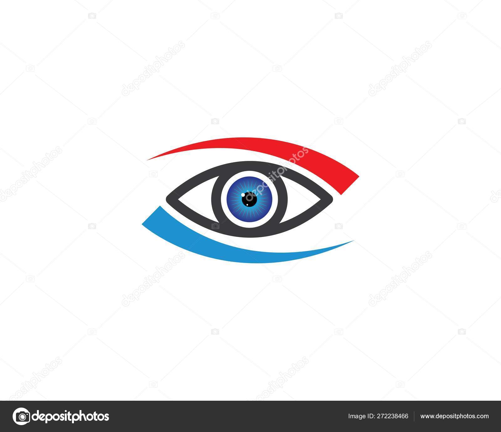 Icono del ojo Logo vector plantilla Vector de stock #272238466 de ©sangidan