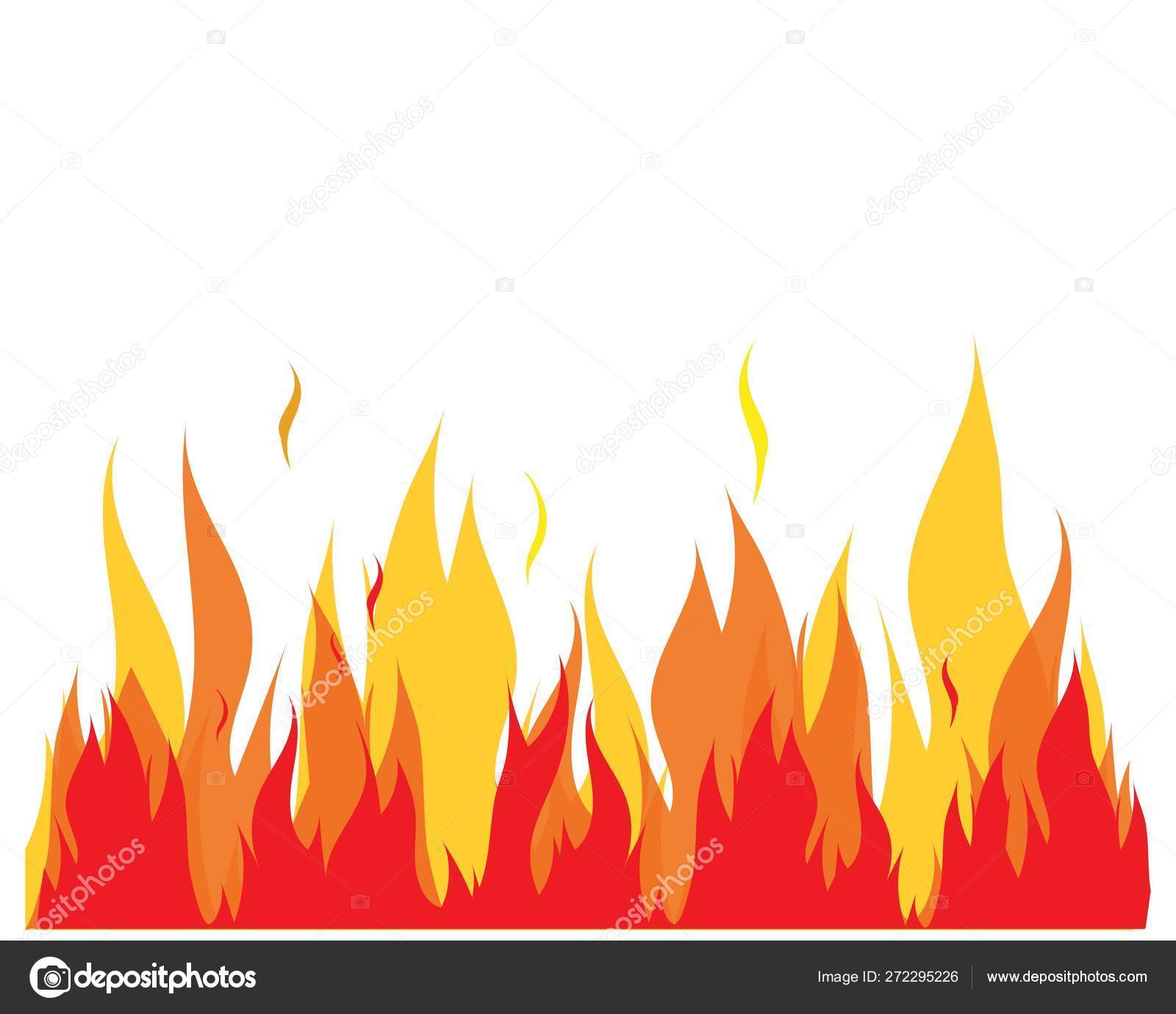 Fire flame Logo Template illustration Stock Vector Image by ©sangidan ...