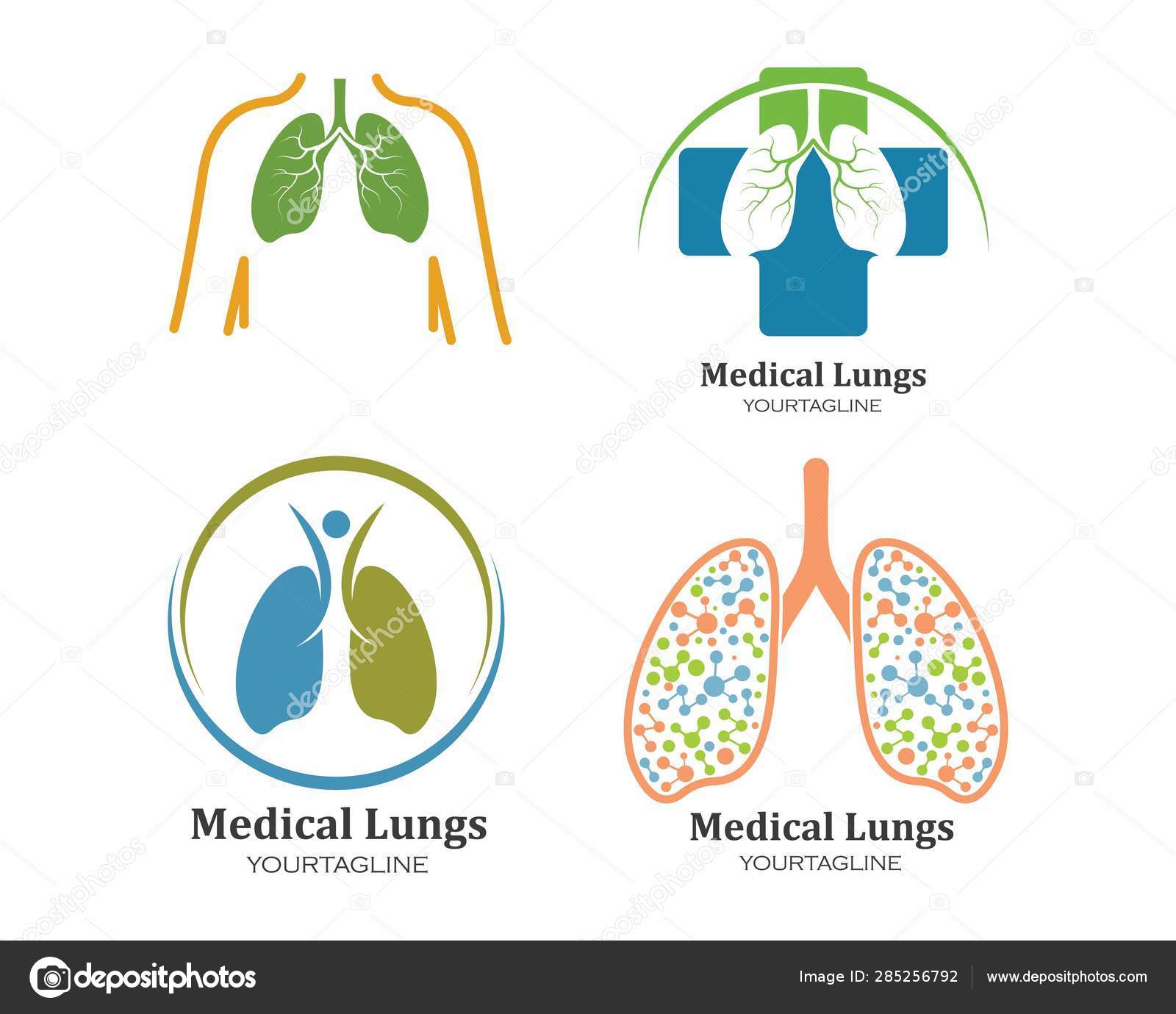 Human lungs logo icon vector illustration design Stock Vector Image by ...