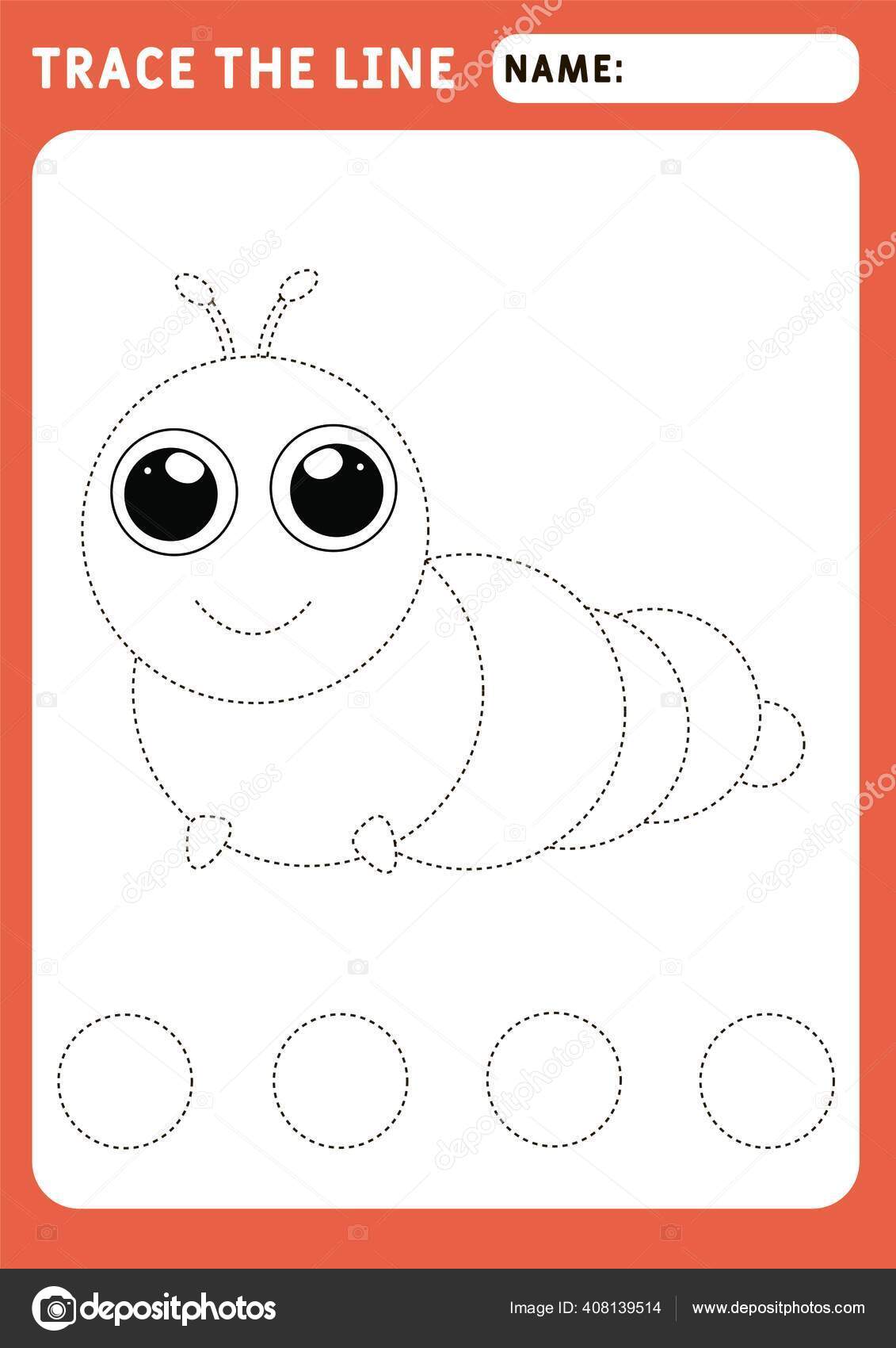 Dotted Line Tracing Worksheets