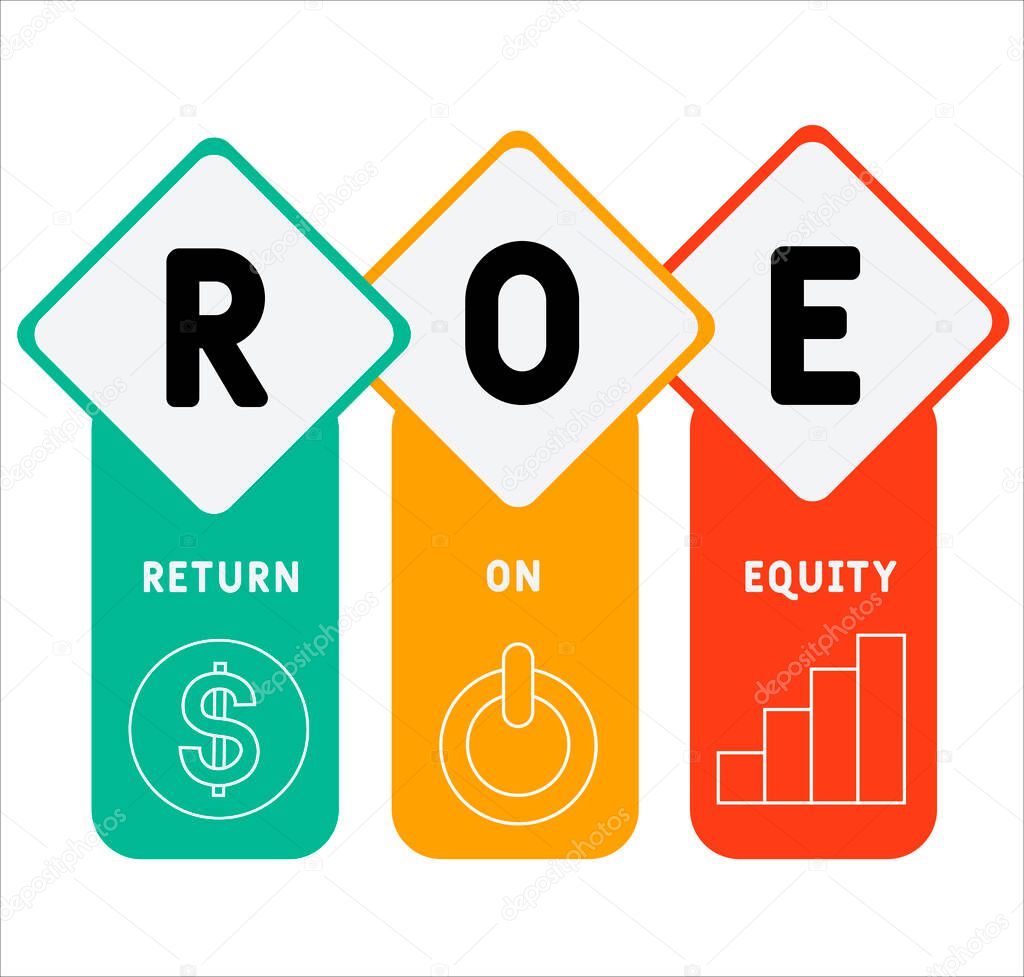 ROE - Retorno sobre el fondo de concepto de negocio de capital ...
