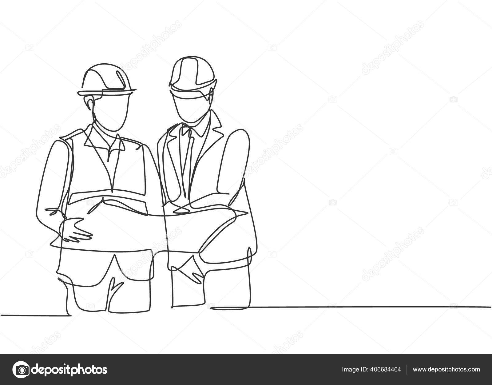 Construction Line Art