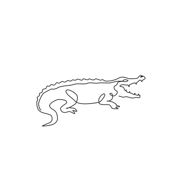 Alligator Drawing Outline