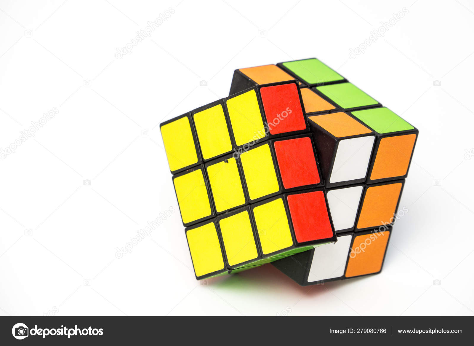 Colorful Rubik Cube Isolated White Background – Stock Editorial Photo © Dinmy73 #279080766