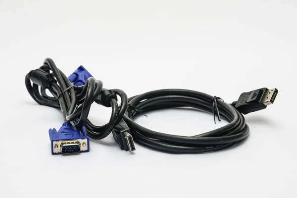 Computer set of cables Stock Photos, Royalty Free Computer set of ...