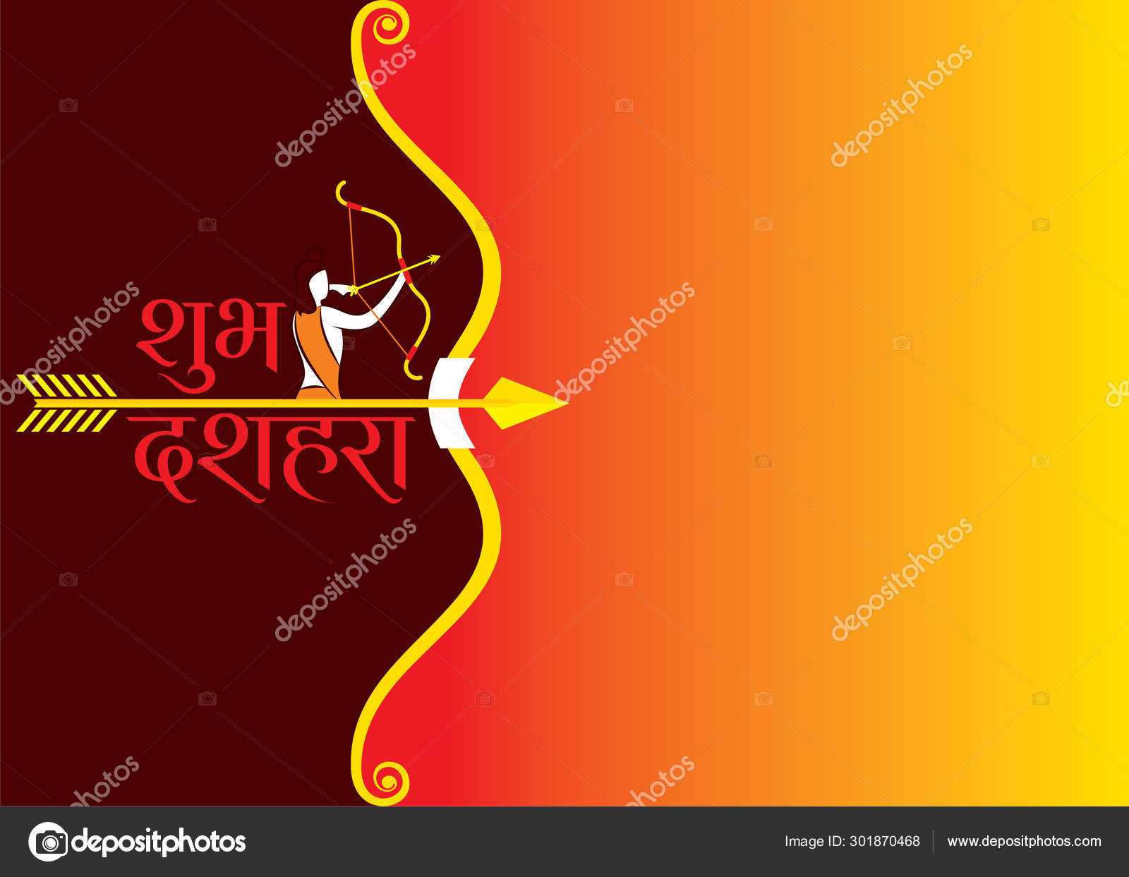 Happy dussehra festival poster design Stock Vector by ©vectotaart 301870468