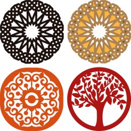 1,653 Coaster design Vector Images | Depositphotos