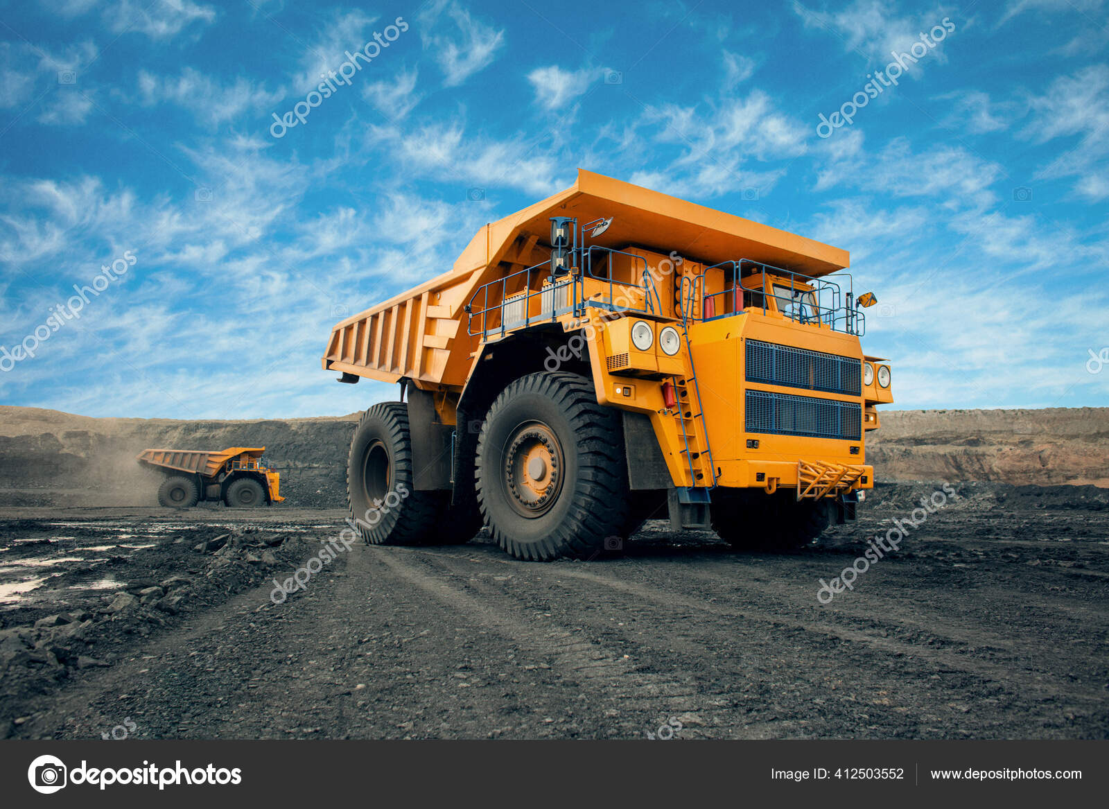 Coal Mining Equipment At Work