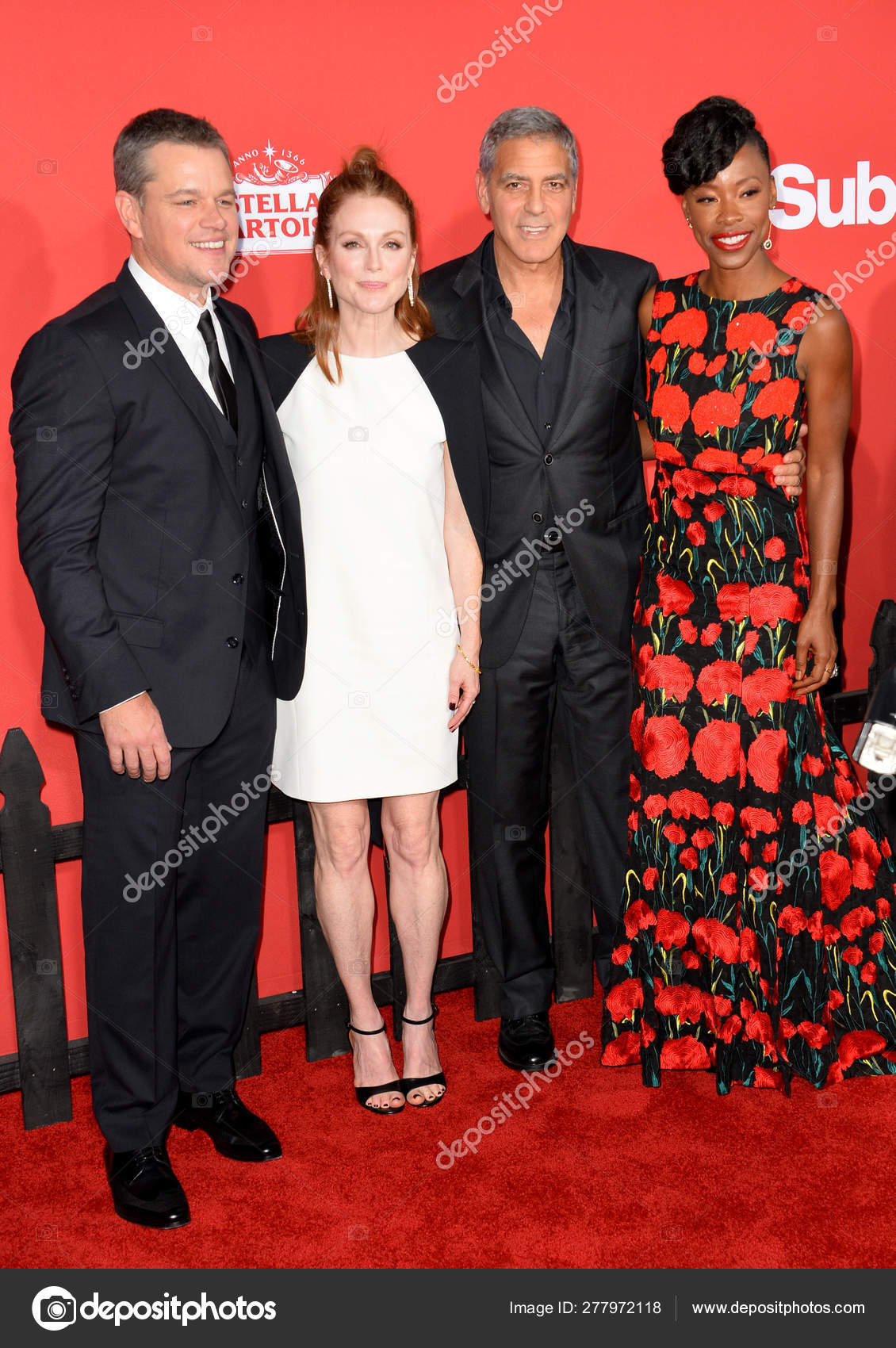 Matt Damon, Julianne Moore, George Clooney & Karimah Westbrook – Stock ... Matt Damon, Julianne Moore, George Clooney & Karimah Westbrook – Stock ...