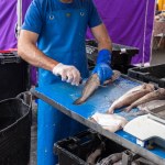 Fishmonger Slices Huge Tuna Using Equally Huge Traditional Japanese ...