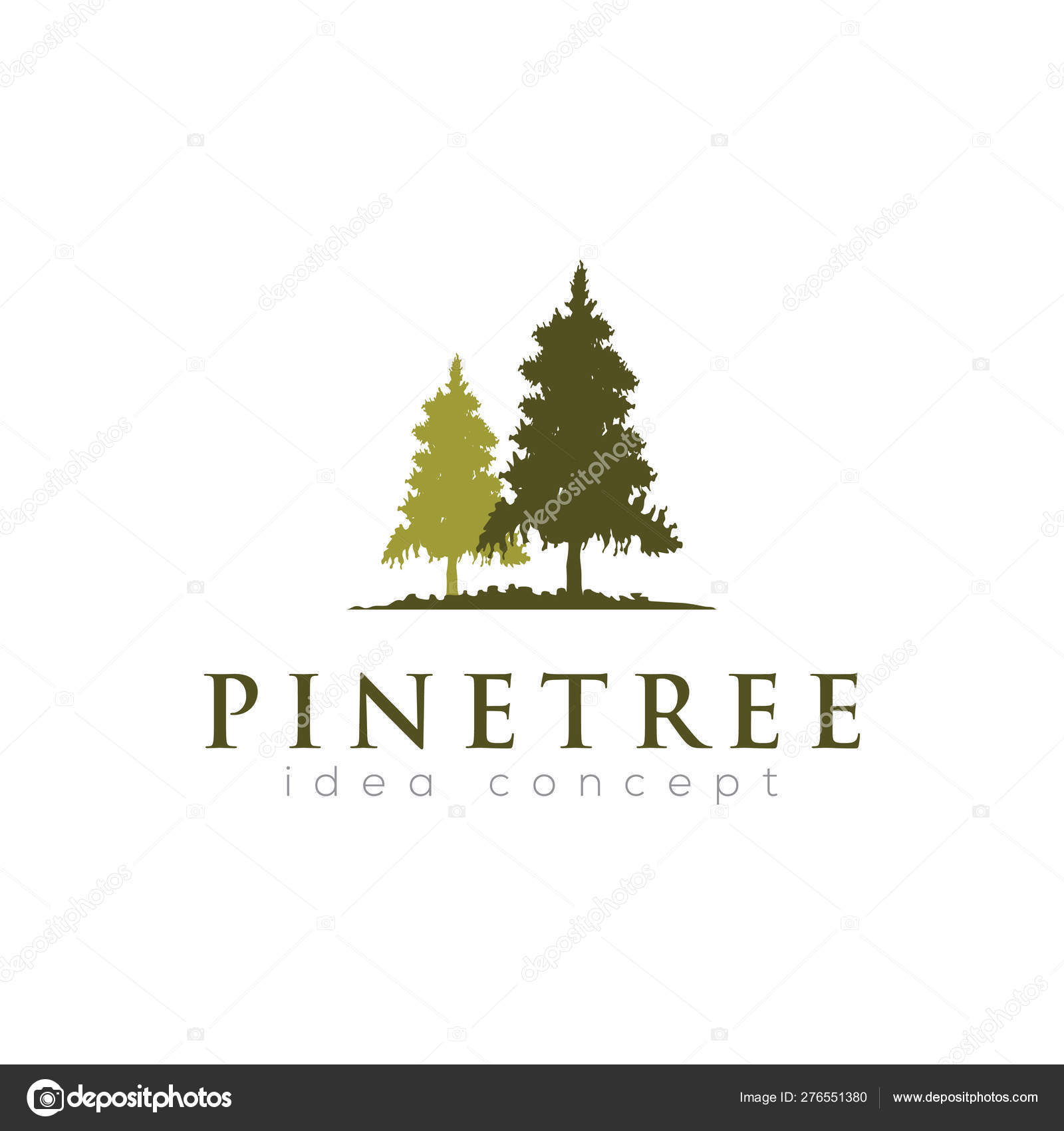 Pine Tree Graphic Design