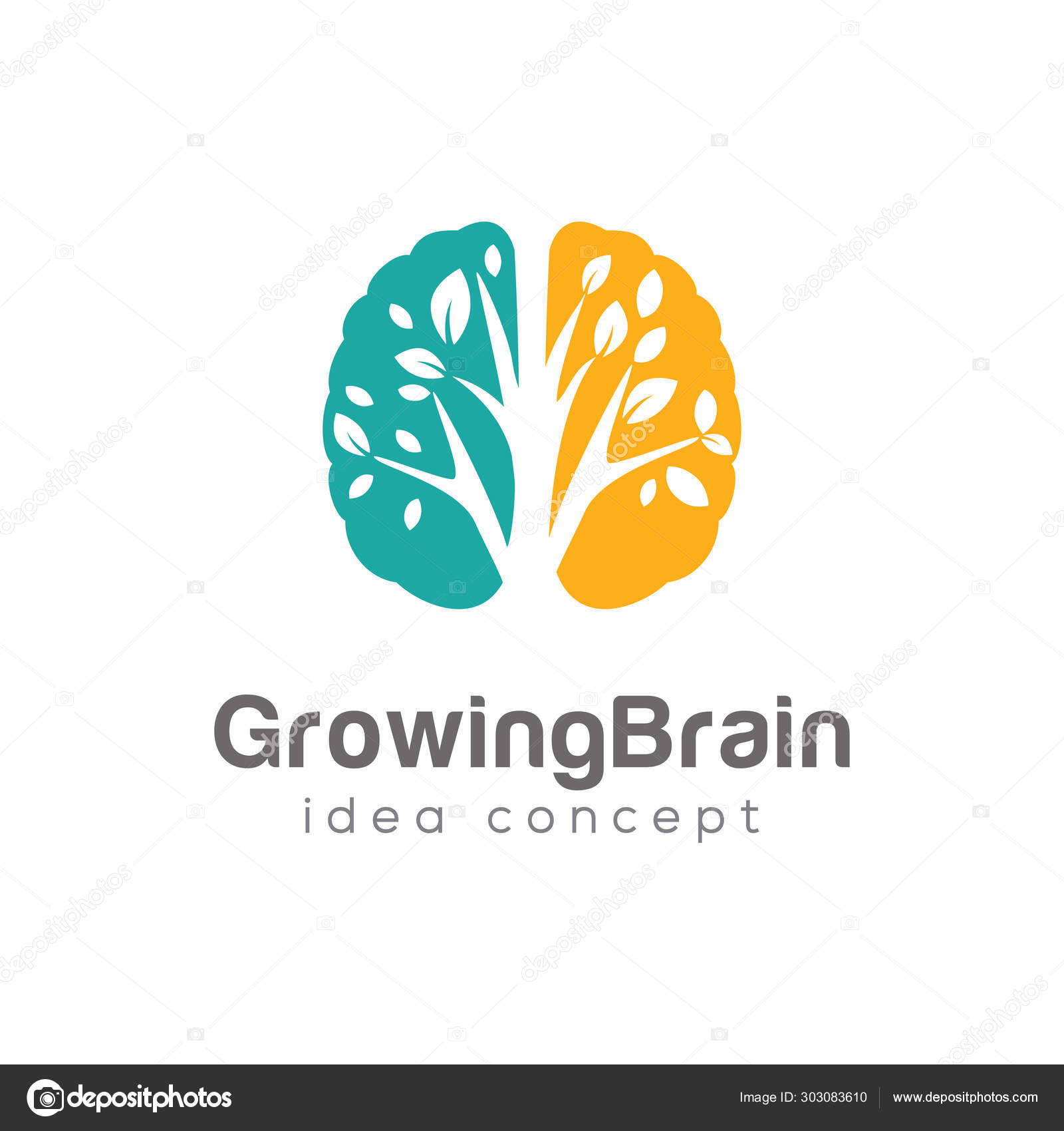 Brain Logo Creative Mind Brain Icon Brainstorm Icon Logo Ideas Stock ...