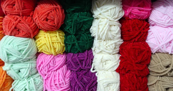 Colorful Fiber Fabric Cotton Rolls Textile - Stock Image - Everypixel