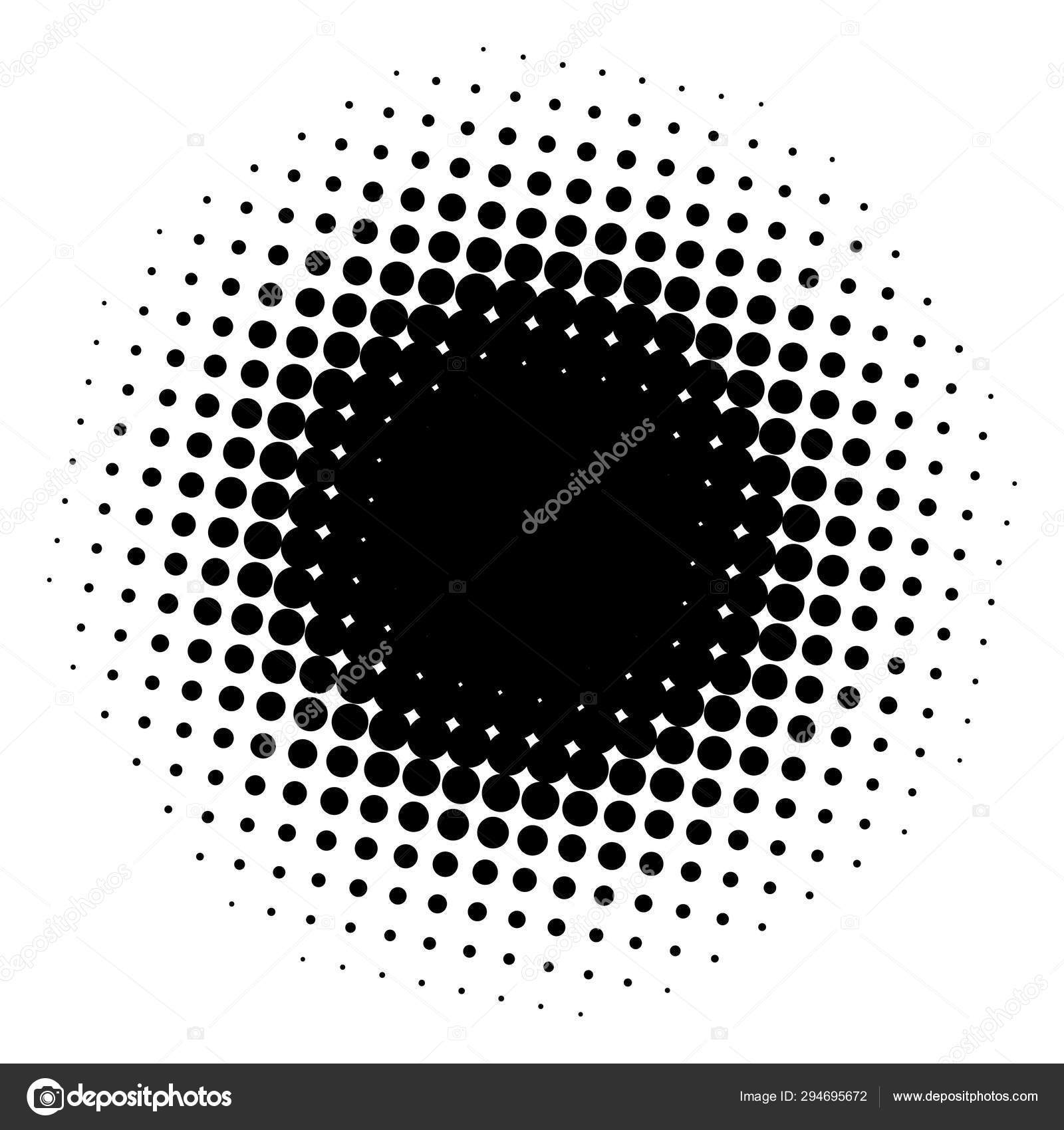 Vector illustration of halftone effect on white background Stock Vector ...