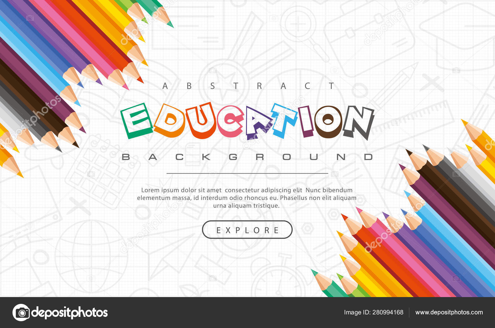 Abstract Education Background Back School Learning Student Teaching ...