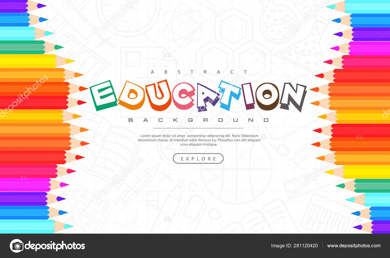 Abstract Education Background Back School Learning Student Teaching ...