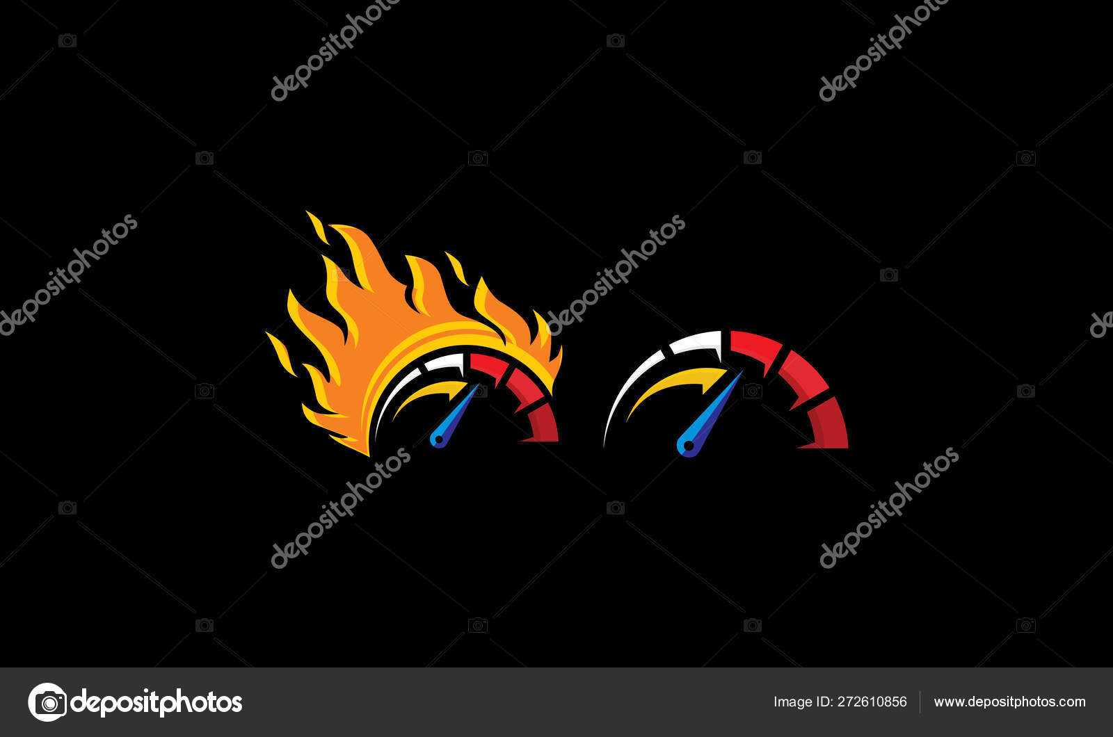 Velocímetro Carreras Logo Icono Vector Stock Vector by ©acr23 272610856