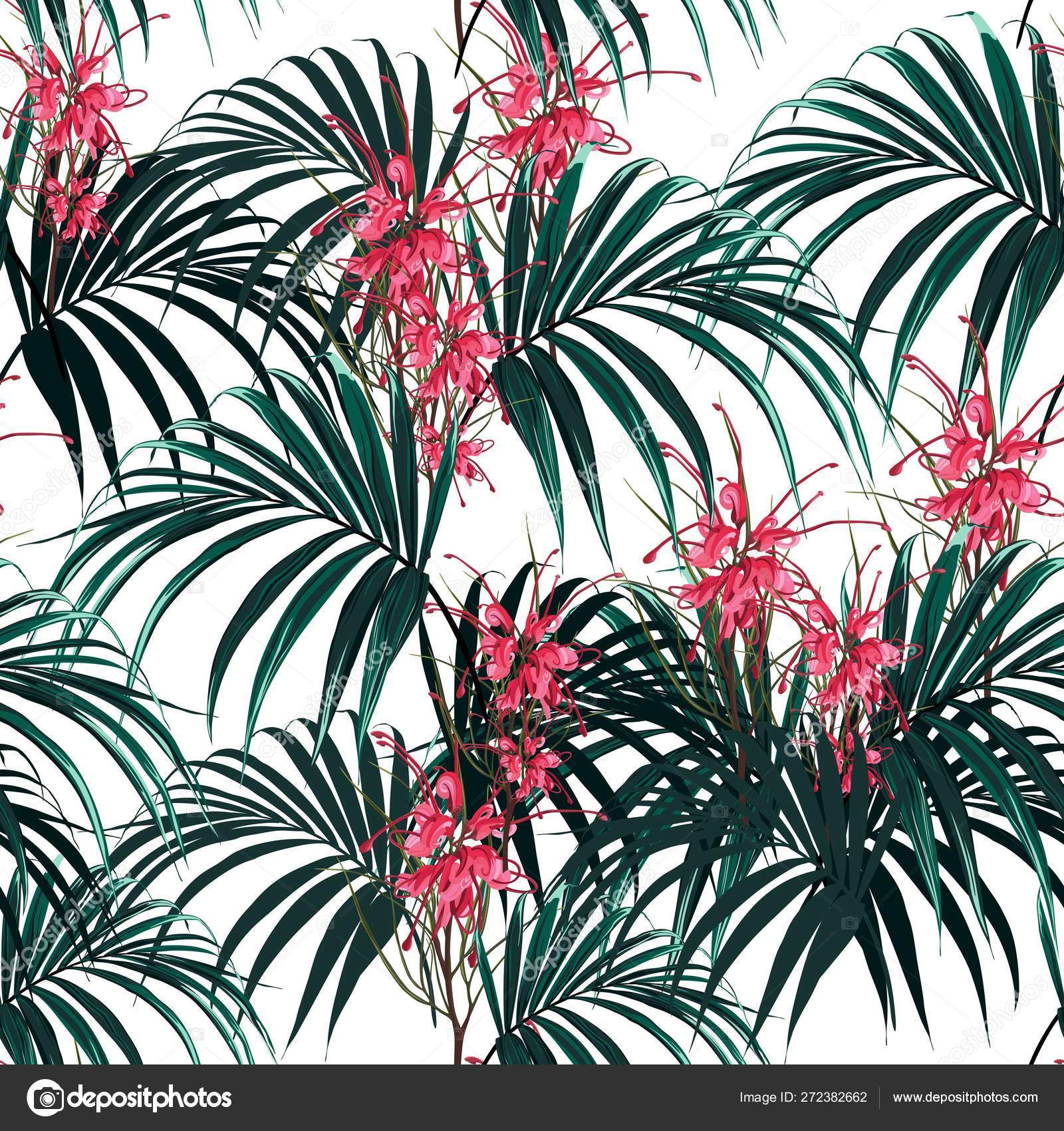 Tropical Print Wallpaper Hd