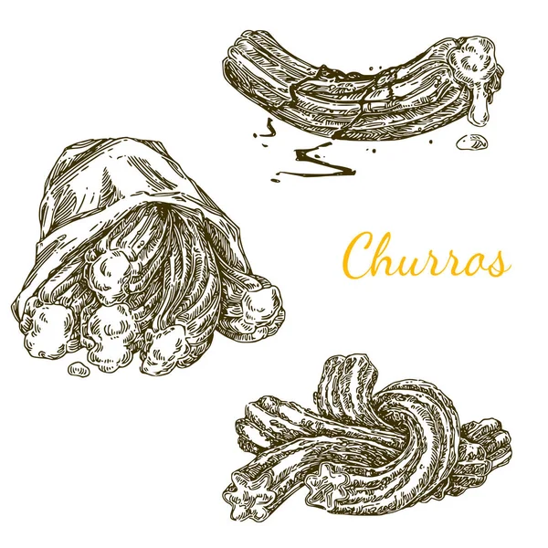 100,000 Churros drawing Vector Images | Depositphotos