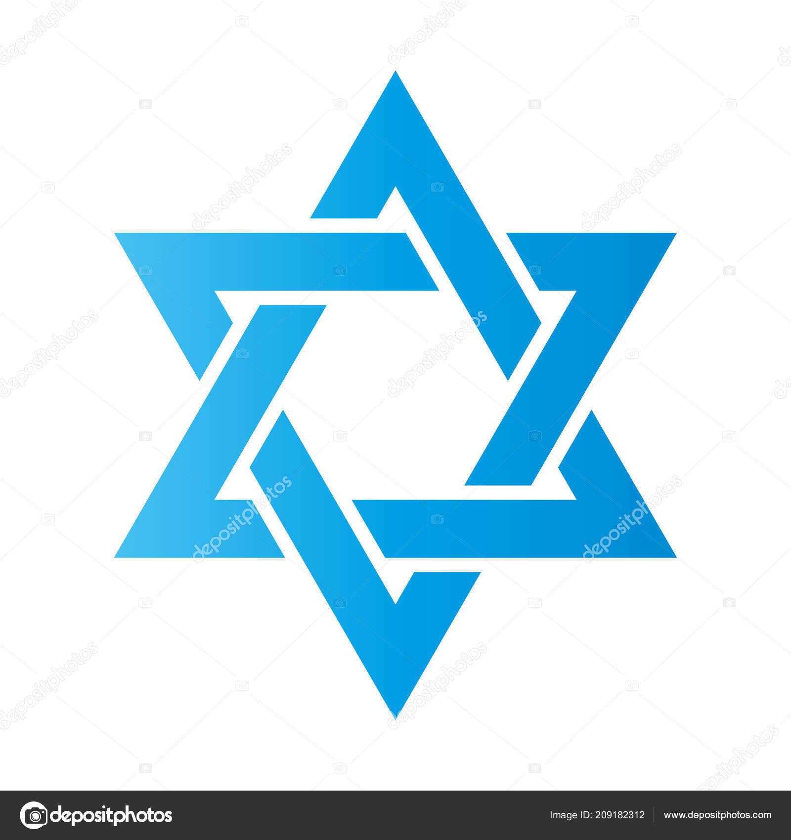 Simbolo Da Estrela De David Do Judaismo Símbolo Do Judaísmo Estrela