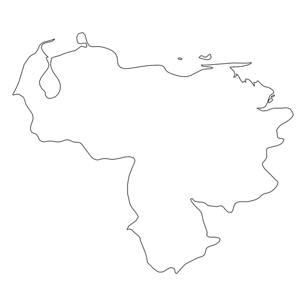 Mapa de venezuela Imagens de Stock de Arte Vetorial | Depositphotos