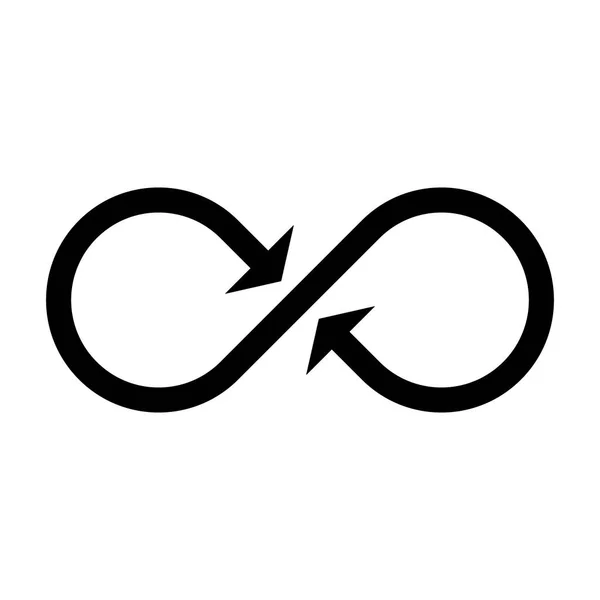 Infinity sign with arrow Stock Vector Image by ©JonnyDrake #153769642