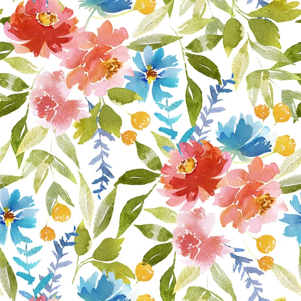 Watercolor Seamless Pattern Stock Vector By ©jallom 77411678