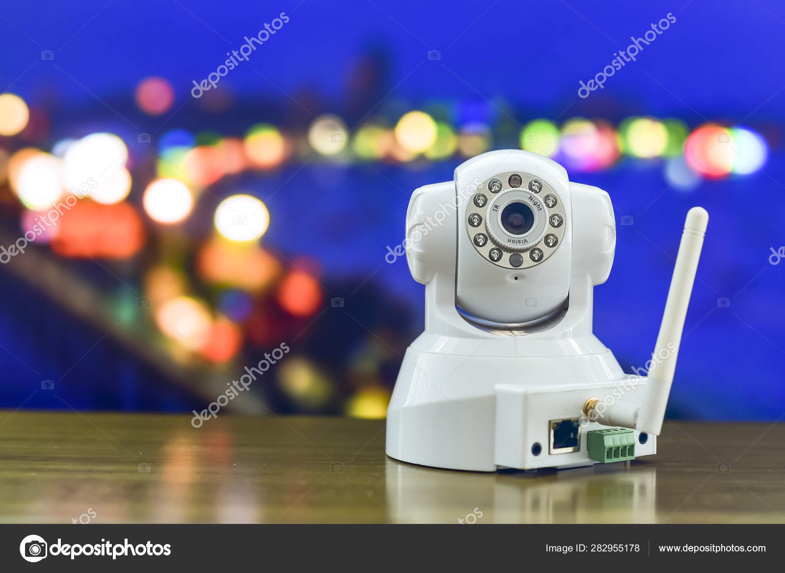 Cctv Infrared Camera Technology Look Security Area People — Stock Photo ...