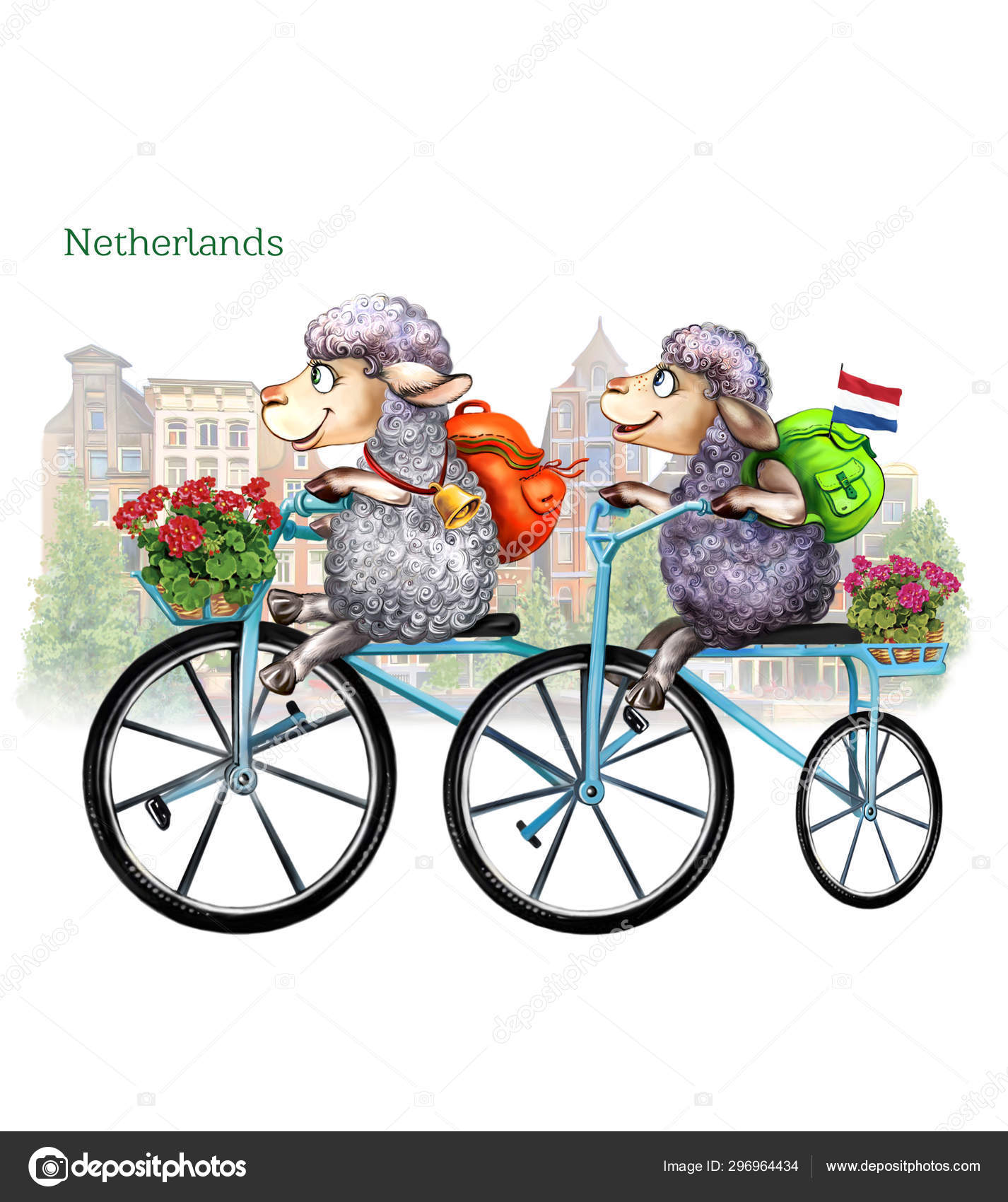 Twee Schapen Tekening