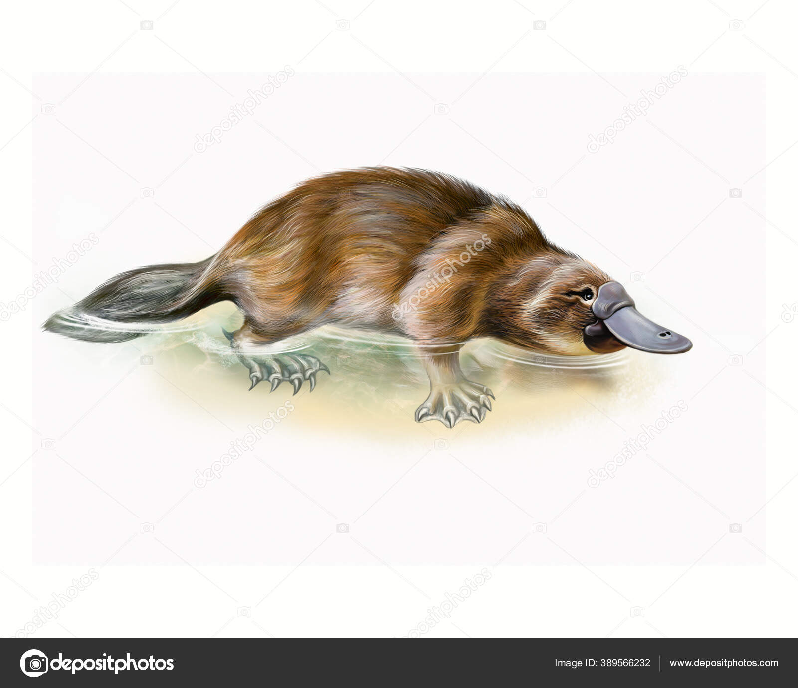 Duckbill Platypus Drawing