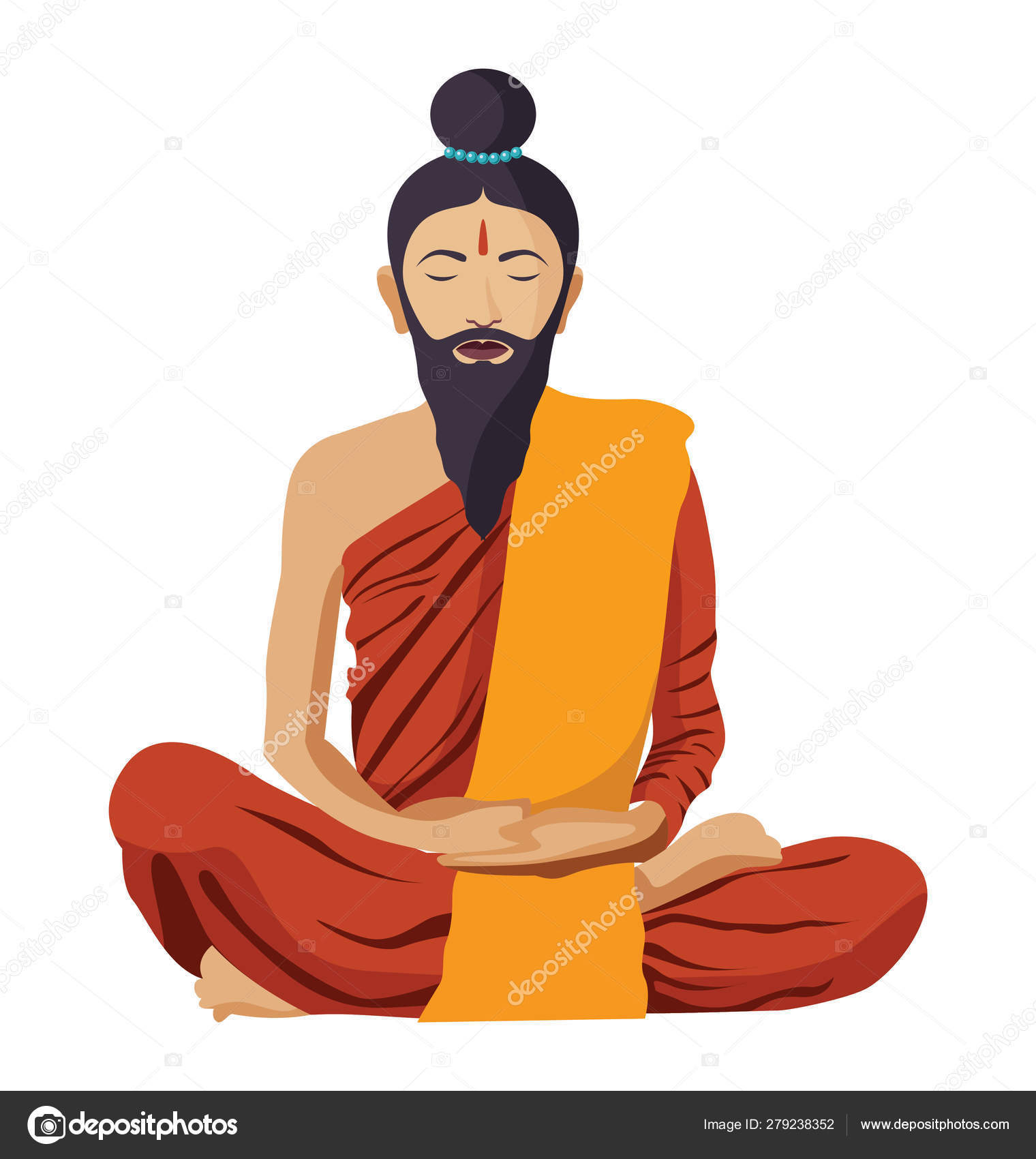 Monje Tibetano Meditando