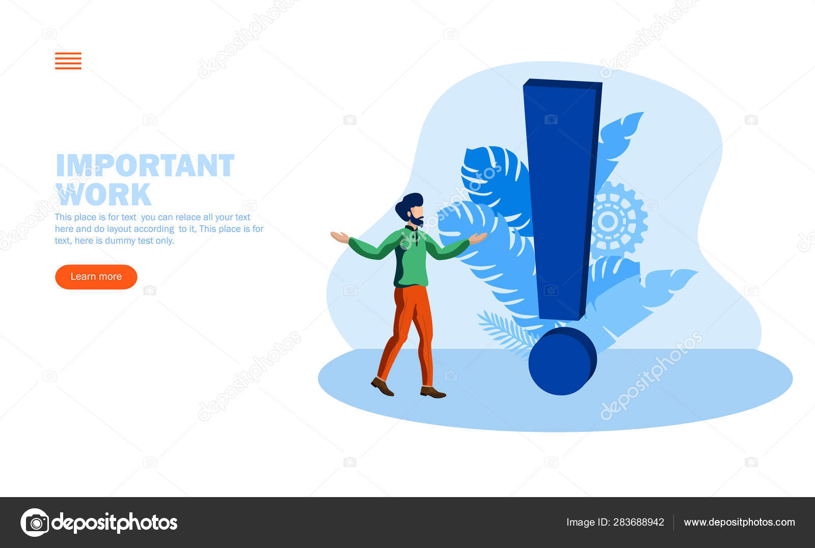 Orang yang melihat tanda seru Vektor Stok oleh ©movinglines.studio ...