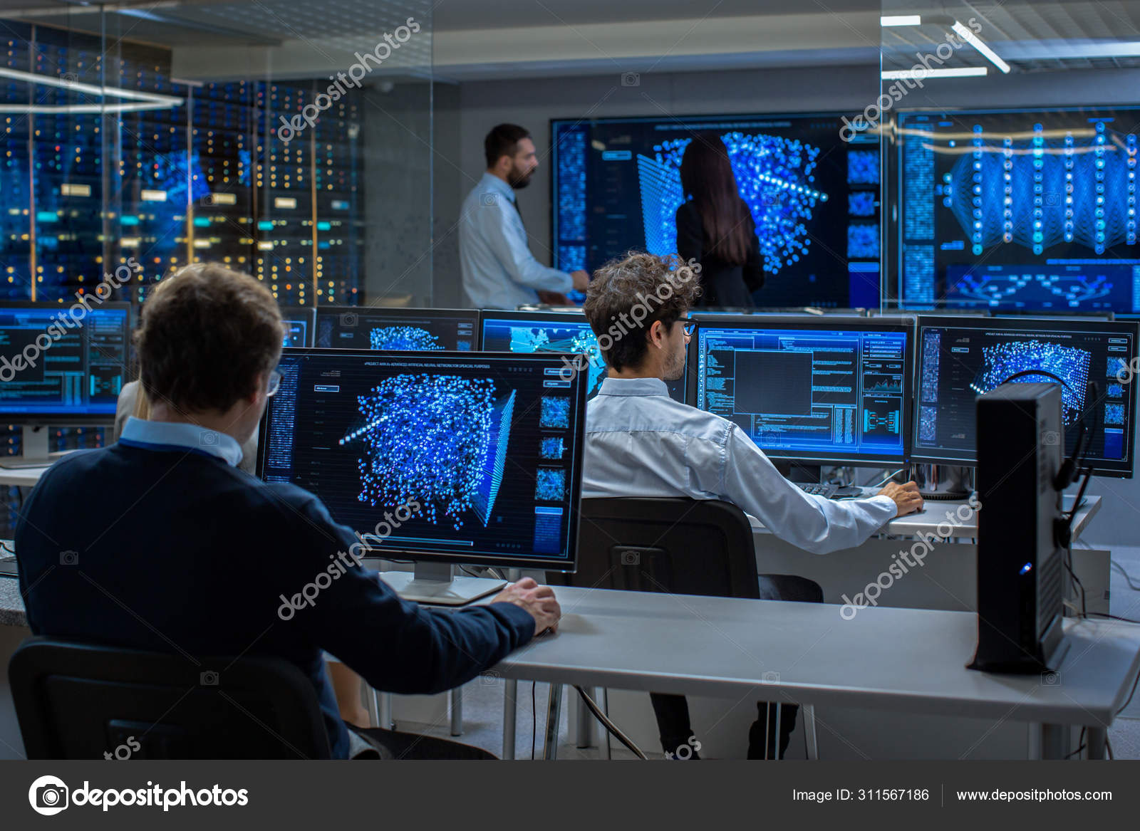 Multi-Ethnic Team of Research Engineers, Neural Network Architects ...