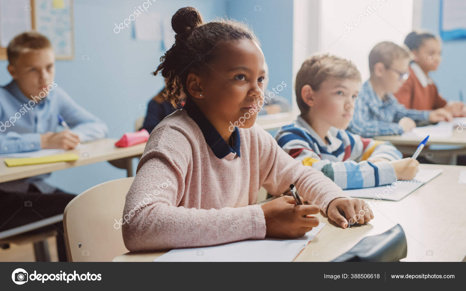 Black Elementary School Kids