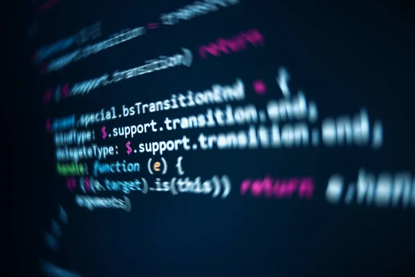 Code on screen - Stock Image - Everypixel