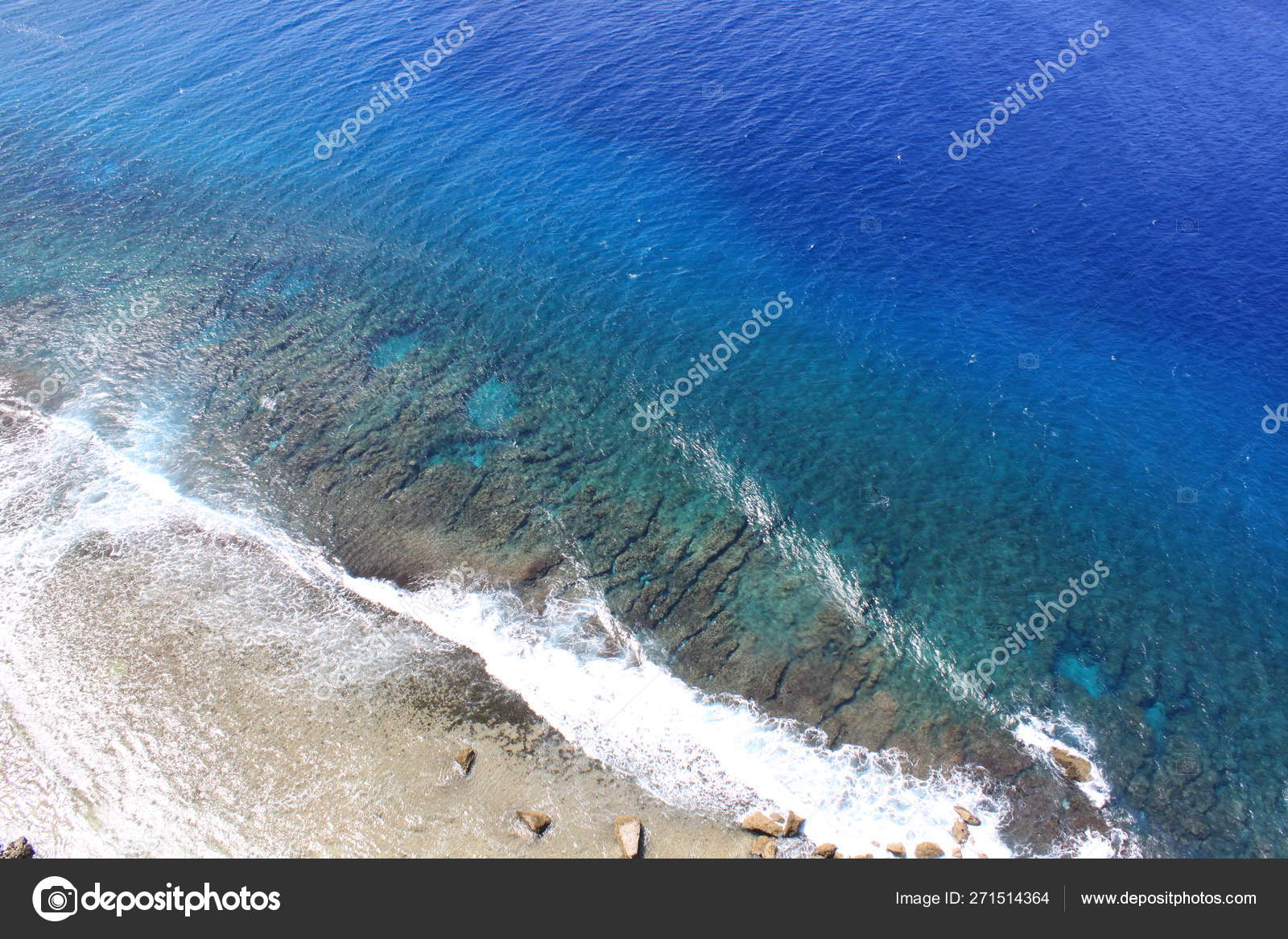 Coral Reef Coast Guam Stock Photo by ©mtroller 271514364