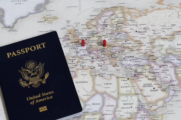 Passport World Map Stock Photo by ©yobab 241769438