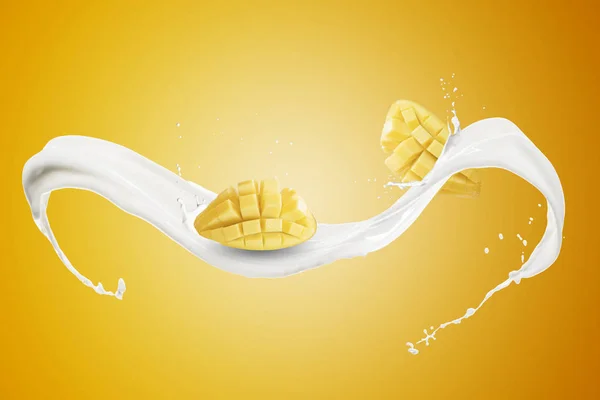 Mango splash Stock Photos, Royalty Free Mango splash Images | Depositphotos