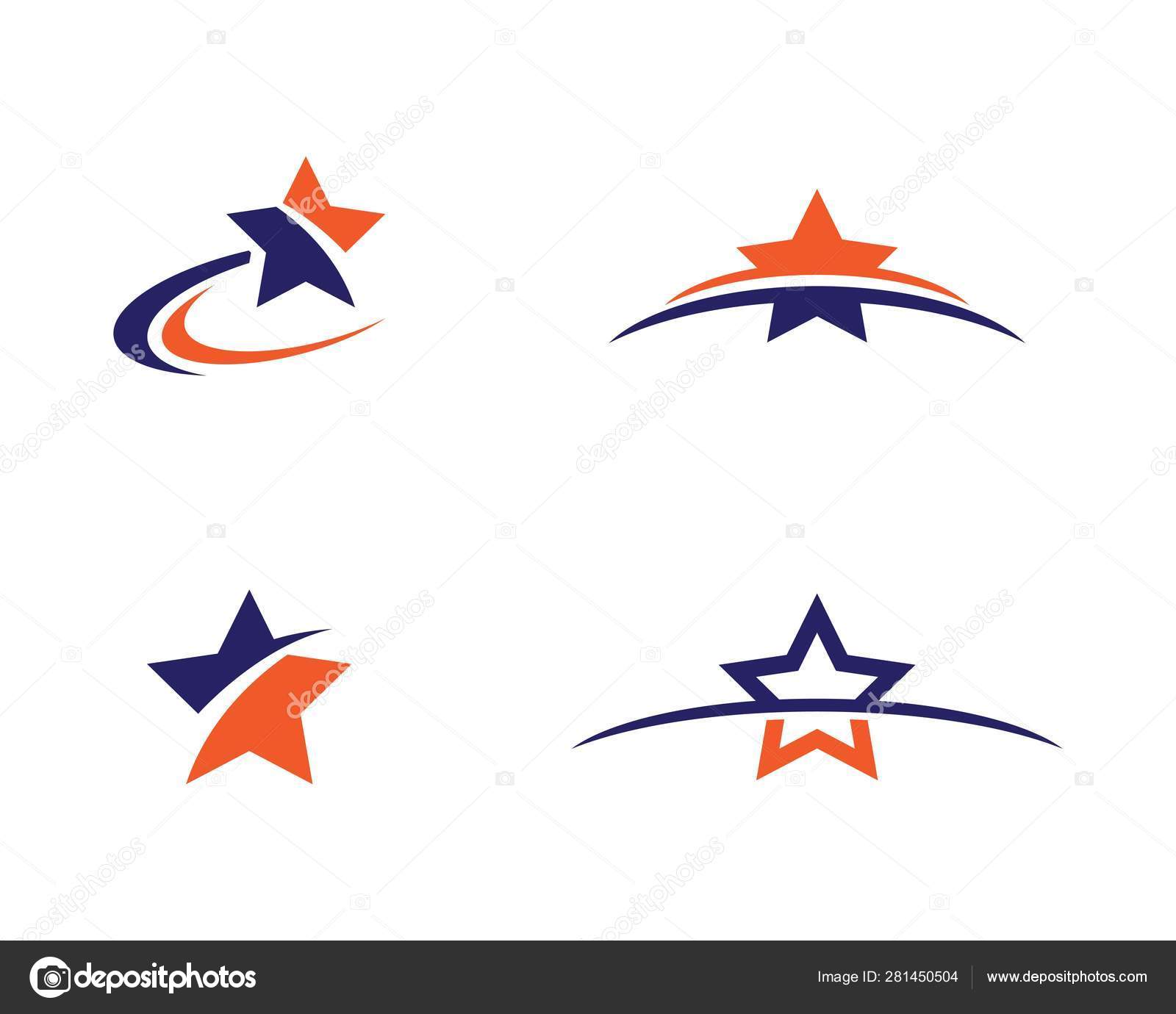 Plantilla logo estrella Vector de stock #281450504 de ©AWK_studio