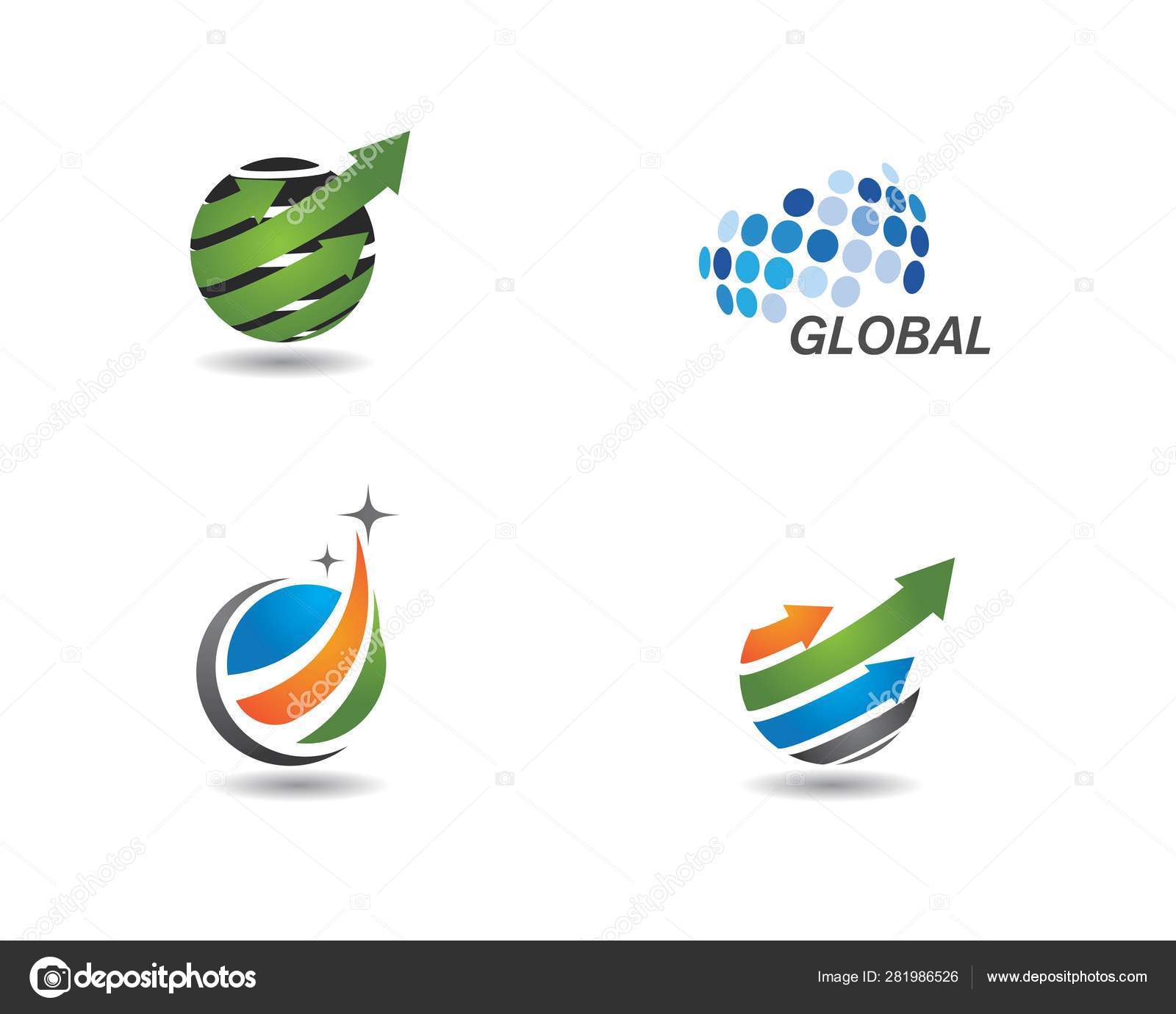 Global business logo ilustration Stock Vector Image by ©ahmadwahyu27 ...
