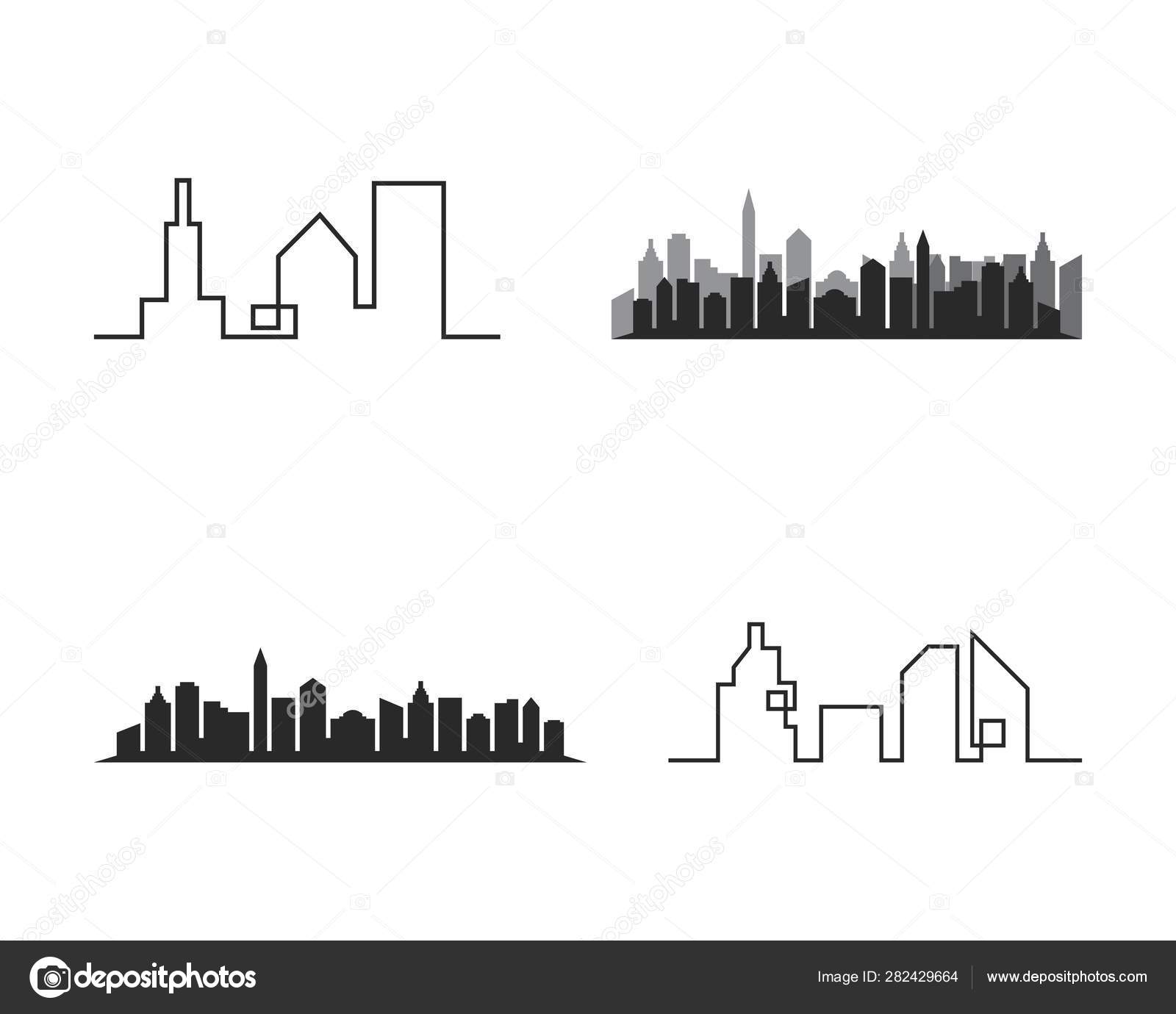 Simple City Silhouette Vector